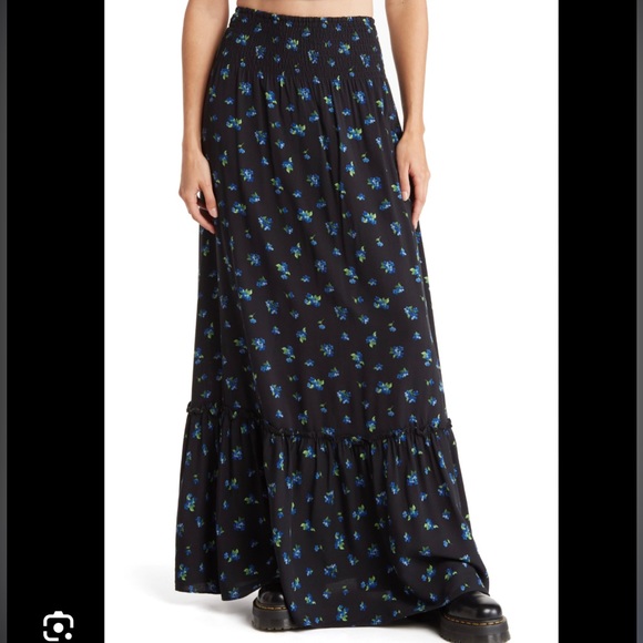 Skirts | We Wore What Ditsy Maxi Skirt | Poshmark